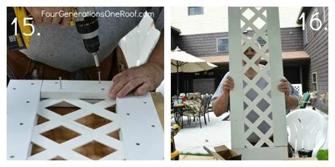How To Build A Lattice Privacy Screen On A Budget With My Dad Four Generations One Roof
