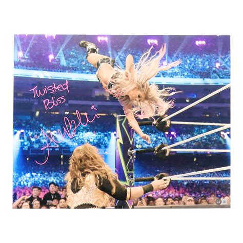 Alexa Bliss Signed Wwe X Photo Inscribed Twisted Bliss Beckett Pristine Auction