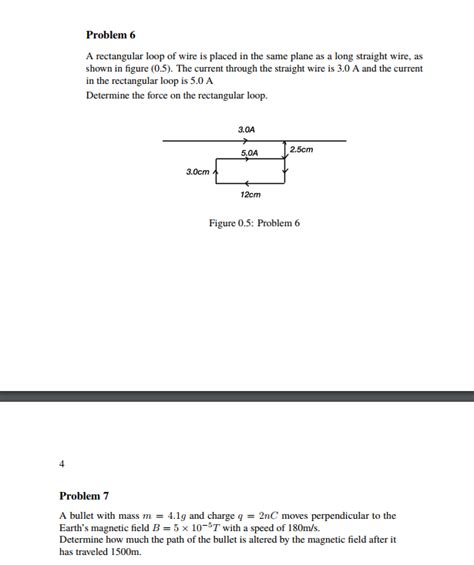 Solved Problem 6 A Rectangular Loop Of Wire Is Placed In The Chegg Com