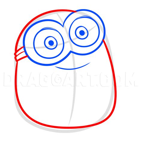 How To Draw Bob From Minions Step By Step Drawing Guide By Dawn Dragoart Com Minions