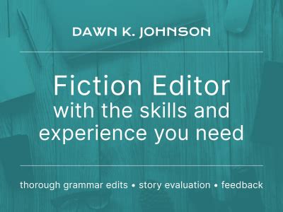 An Expert Edit Of Your Fiction Manuscript Upwork