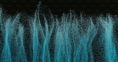 파란색과 흰색 선이 있는 검은색 배경 사진 Unsplash의 먼지 이미지