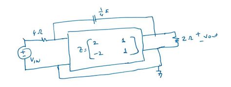 solved in this circuit there is a two port circuit and the