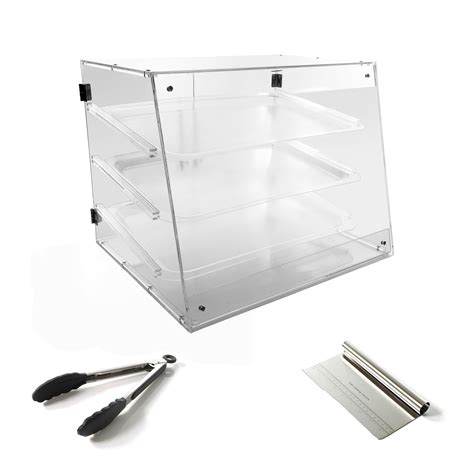 Buy Pastry Display Case 3 Tray Bakery Display Case 3 Tier