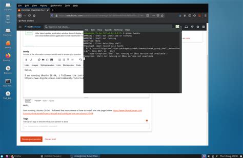 Unity Minimize Maximize Buttons Missing Tightenvnc Ubuntu 20 04 Ask Ubuntu