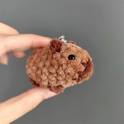 Make Your Free Adorable Capybara Keychain
