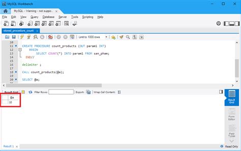 Stored Procedure Trong MySQL Article