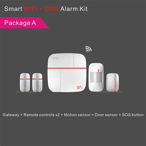 Vcare Smart Security Alarm System Wi Fi And Gsm Verbal Bd