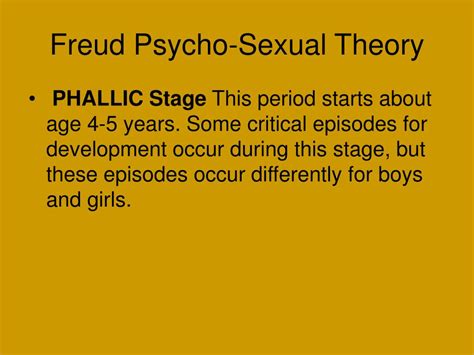 Ppt Freud Psycho Sexual Theory Powerpoint Presentation Free Download