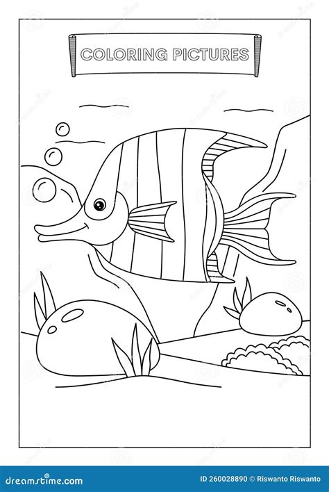 Livre De Coloriage Pour Les Enfants Illustration Stock Illustration