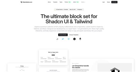 Navbar Blocks For Shadcn Ui