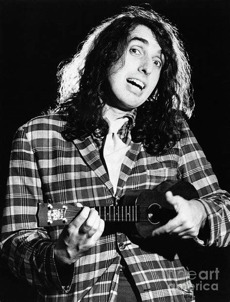 Tiny Tim Playing Ukulele By Bettmann