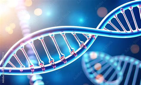 Humain Dna 3d Animation Conceptual Design Genetic Information For