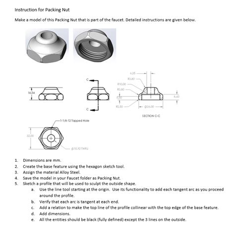 Solved Pls Do In Solidworks And Attach The Files Of