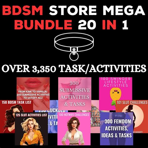 Bdsm Activity Guide Bundle Submissive Ideas Activities Pdf Sub Tasks