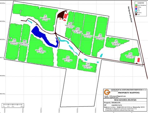 Tree Block Map Geological Exploration Services