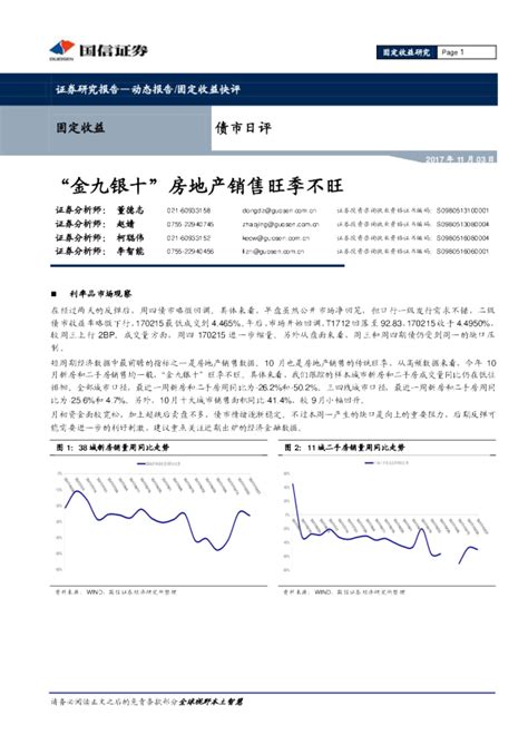 债市日评：“金九银十”房地产销售旺季不旺