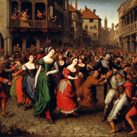 The Dancing Plague Of 1518 Ai Generated Artwork Nightcafe Creator