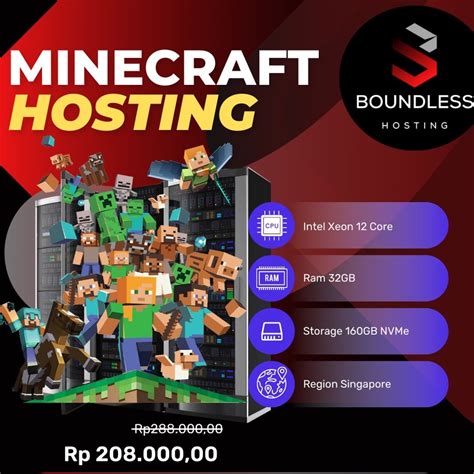 Jual Server Minecraft Hosting 32gb Shopee Indonesia