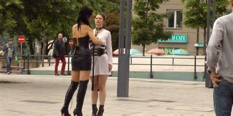 Slave Gets Boobs Flashed In Public Lena Lucia Love Fetish Liza Tnaflix Com