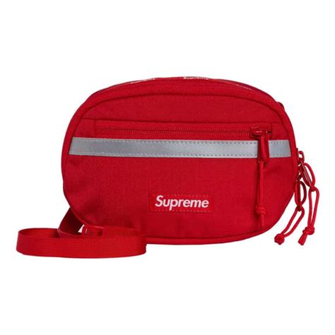 Supreme Mini Side Bag Fw24 Red Sup Fw24 B06