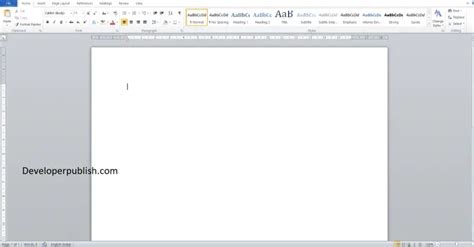 Contextual Tabs In Microsoft Word Developerpublish