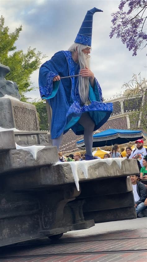 Merlin Goes Hard In The Magic Happens Parade Rdisneyland
