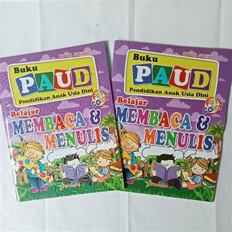 Jual Buku Paud Belajar Membaca Dan Menulis Shopee Indonesia