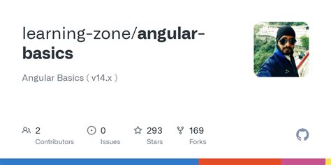 GitHub Learning Zone Angular Basics Angular Basics V14 X
