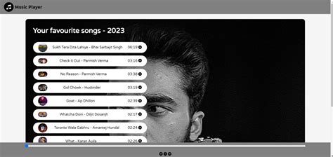Abhishek Rana On Linkedin Webdevelopment Internship Codealpha Musicplayer Html Css