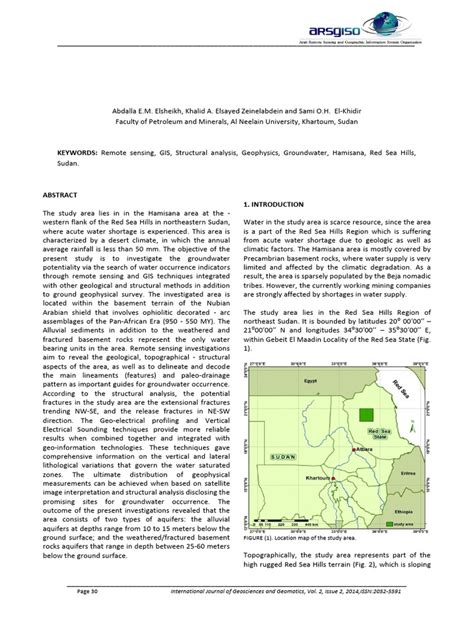 2014theuseofremotesensingandgistechniquesasaguideto Pdf