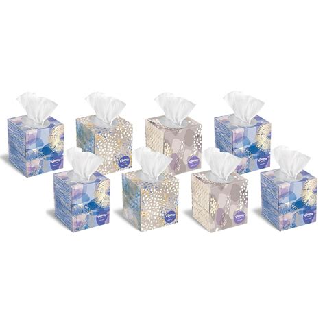 Blue Kleenex Tissue Box