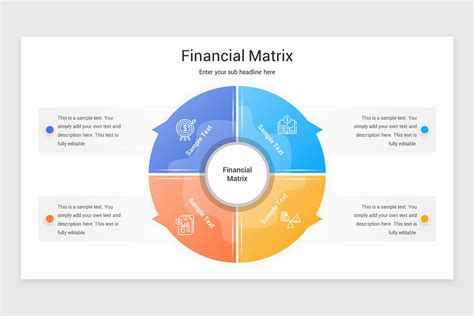 Financial Matrix Presentation Keynote Template Nulivo Market