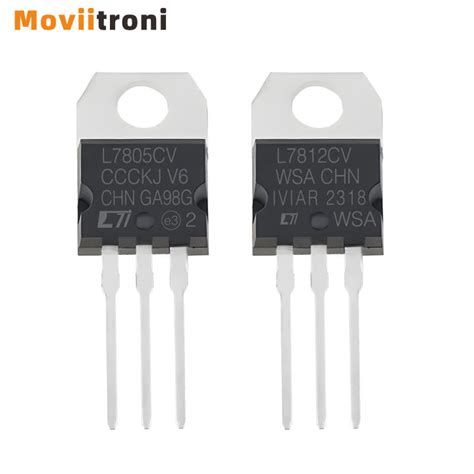 5 10 20pcs Lm7805 L7805 7805 L7812cv 7812 Voltage Regulator Ic Ics 5v 1 5a Ldo Reg To 220