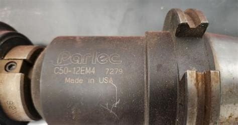 Used Parlec C50 12em4 Tool Holder With Ba 1 14 100 Face Mill Used Gha 151 Obo For Sale In Pr