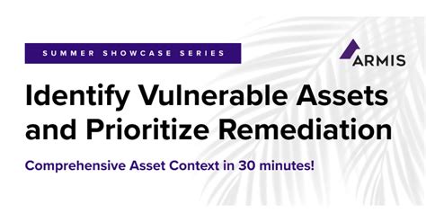 Identify Vulnerable Assets And Prioritize Remediation Armis