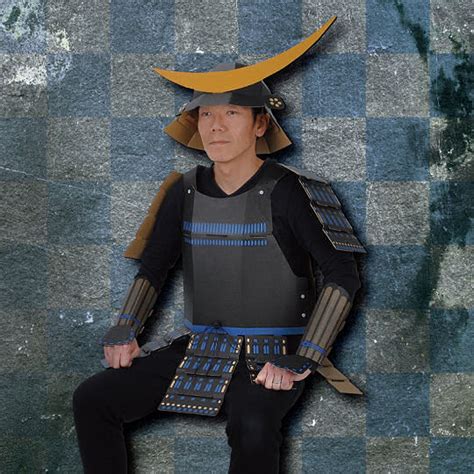 Cardboard Samurai Helmet And Armor Set Japan Trend Shop