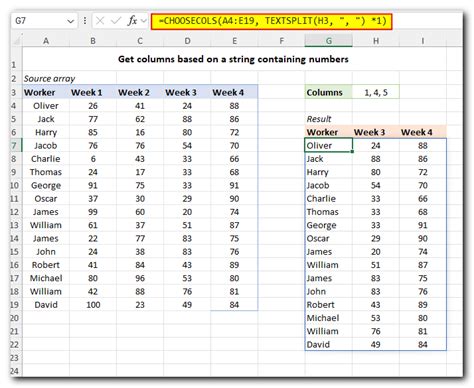 Learn Excel Choosecols Function In Excel To Get Columns From Array Or