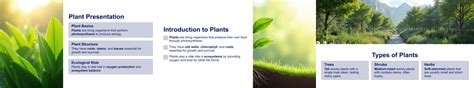 Plant Presentation Template Jotform