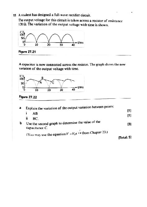 Solved A Student Has Designed A Full Wave Rectifier Chegg