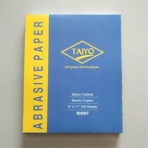 Jual Amplas Cat Semprot Sapporo Kertas Lembaran Taiyo Grid 600 5000