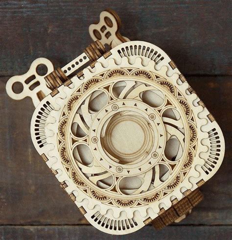 Rokr Treasure Box 3d Wooden Kit Wonderland Models Lk502 £2899