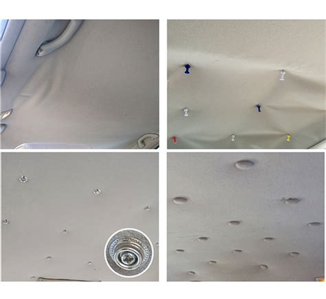 60pcs Car Roof Liner Ceiling Kit Repair Buckle Sagging Headliner Pins
