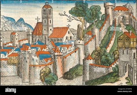 Depiction Of Alexandria Egypt Illustration From The Nuremberg