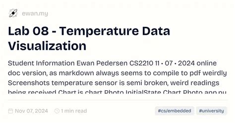 Lab 08 Temperature Data Visualization