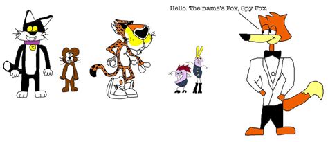 Spy Fox Meeting 5 Characters By Mjegameandcomicfan89 On Deviantart