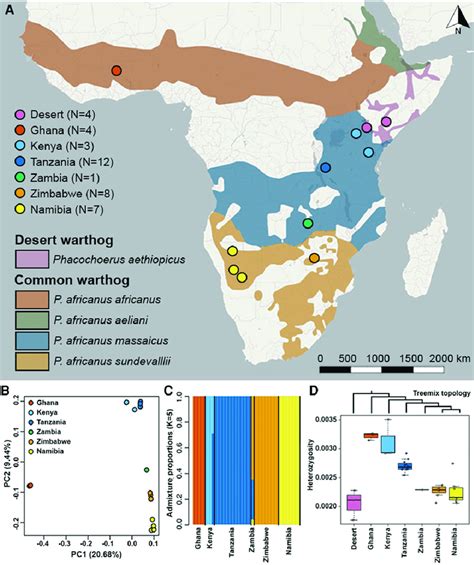 Sampling Localities And Population Structure A Sampling Localities Download Scientific