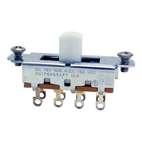 Switchcraft Onoffon Dp3t Slide Switch Mustang Style Pickup Selector