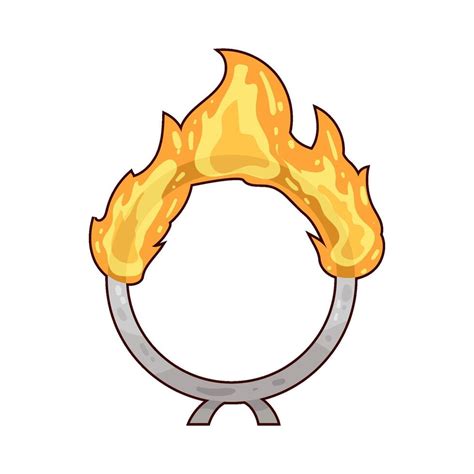 Illustration Of Circus Fire Ring 51297485 Vector Art At Vecteezy