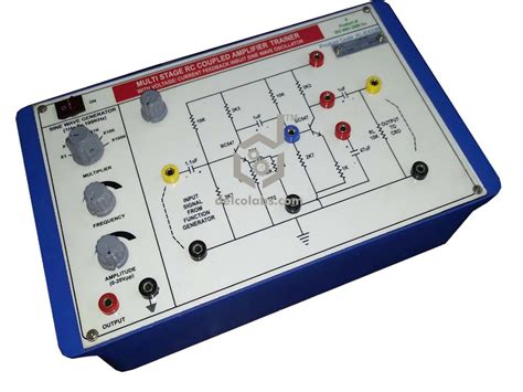 Rc Coupled Amplifier Trainer Multi Stage With Digital Ac Millivoltmeter